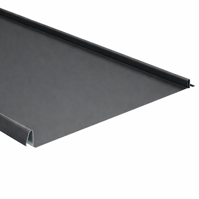 Steel Standing Seam Matt Textured Roof Sheet without Ribs