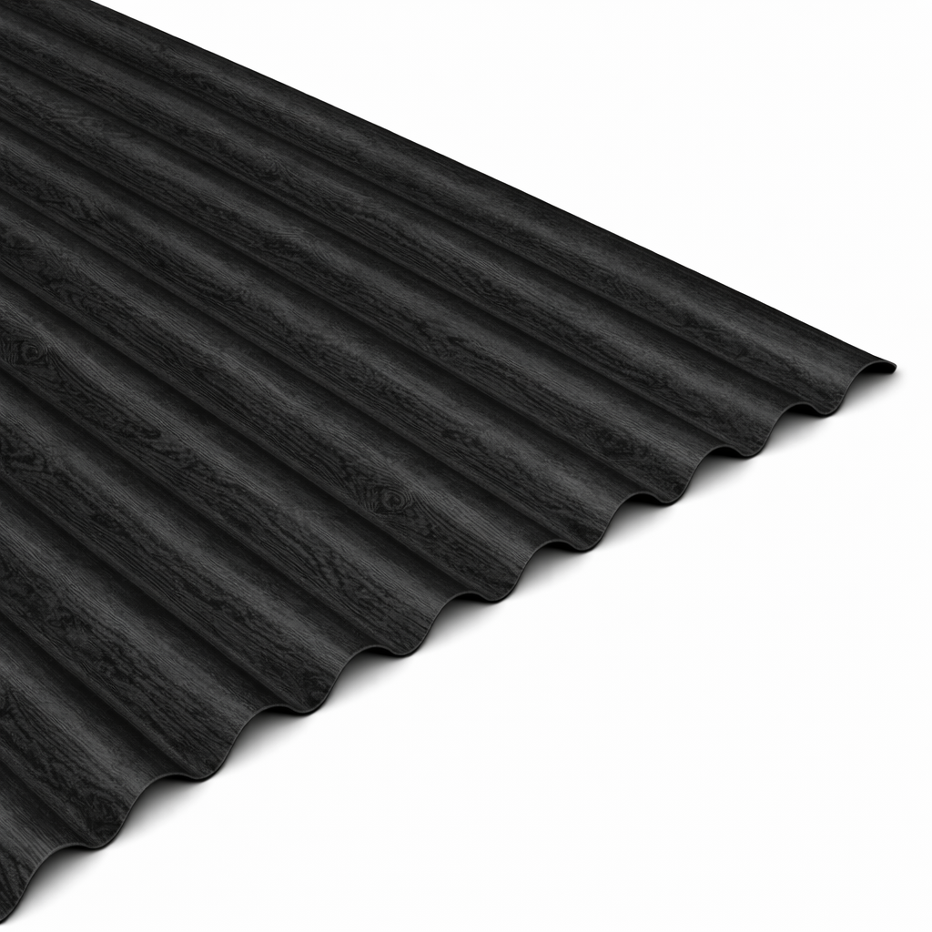 13/3 Corrugated Woodgrain Metal Sheets