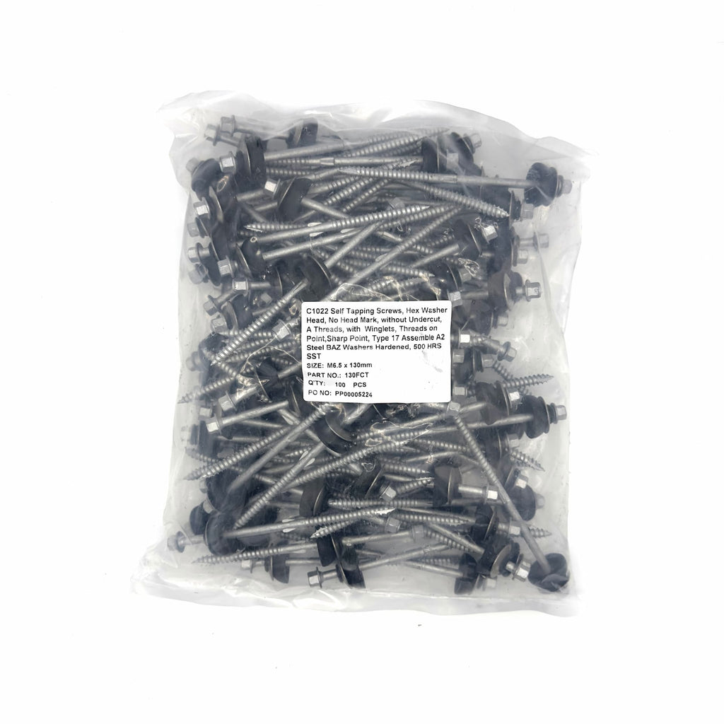 Fibre Cement to Timber Fixings 6.3x130mm (Pack of 100)