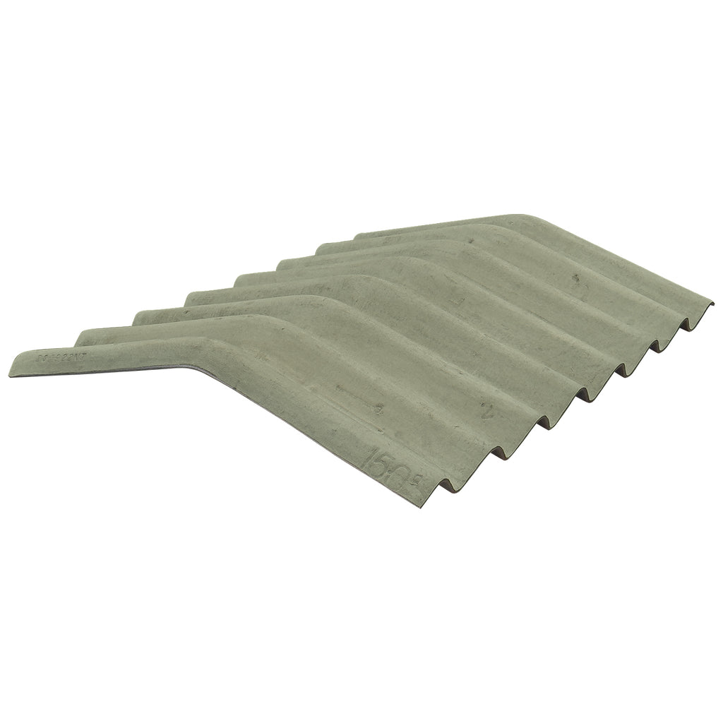 Cranked Crown Big 6 Fibre Cement Ridge Moorland Green