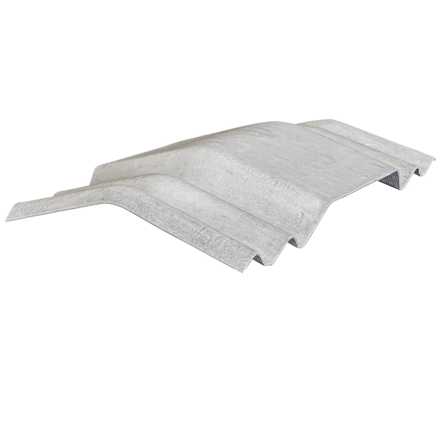 Vented Big 6 Fibre Cement Ridge Natural Grey